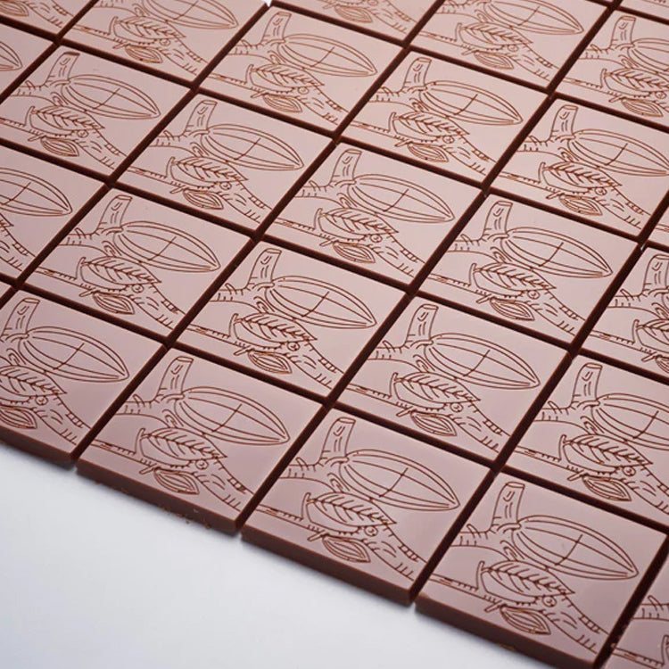 E302 - 2pc Chocolate Square Box – Corporate Confections